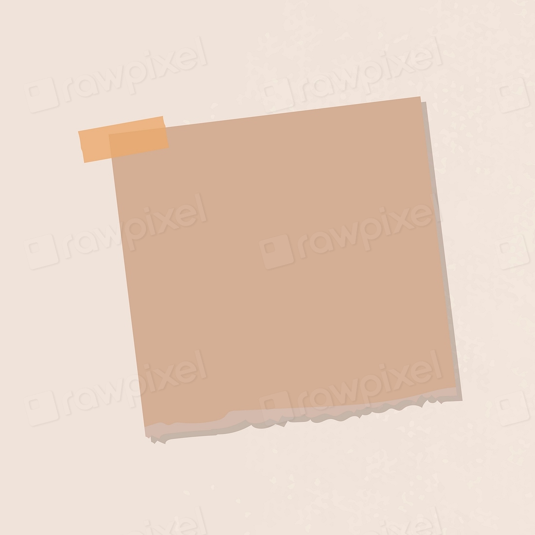 Brown notepaper journal sticker vector | Premium Vector - rawpixel