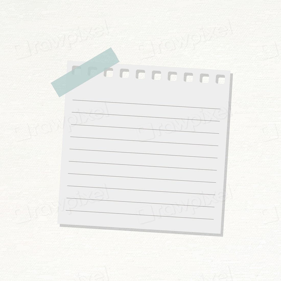Gray lined notepaper journal sticker | Premium Vector - rawpixel