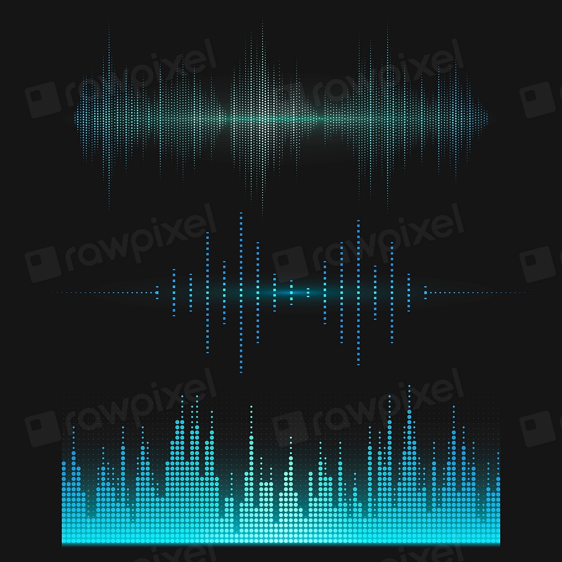 Sound wave equalizer vector design | Premium Vector - rawpixel