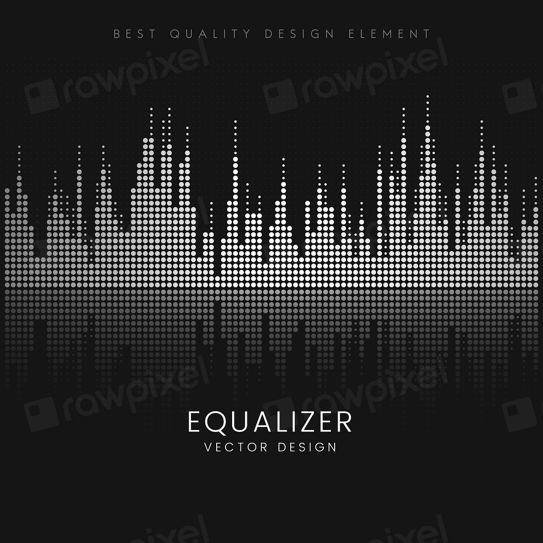 Sound wave equalizer vector design | Premium Vector - rawpixel