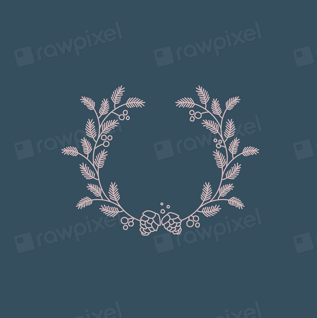 Botanical frame design element vector | Premium Vector - rawpixel