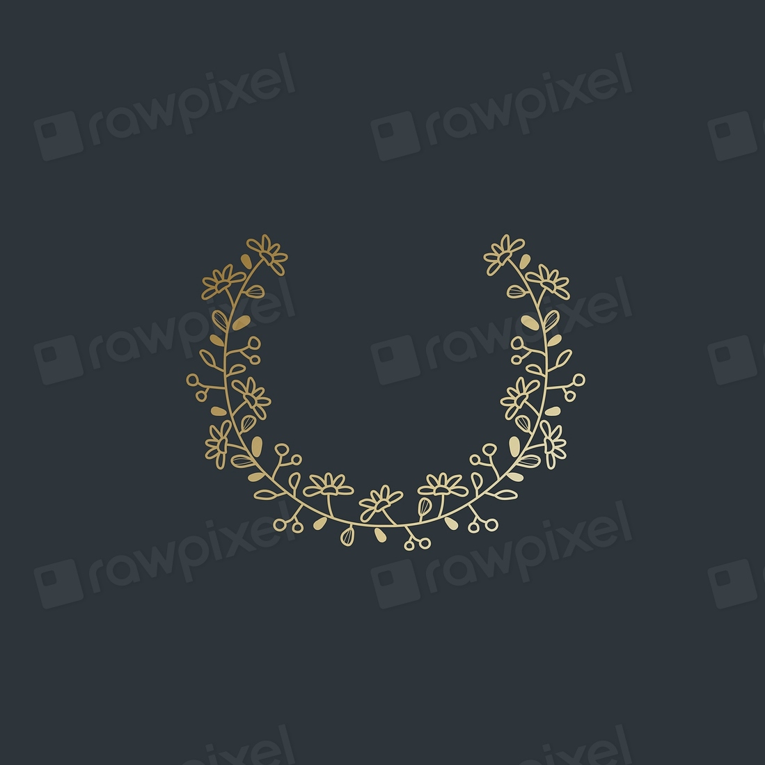 Botanical frame design element vector | Premium Vector - rawpixel