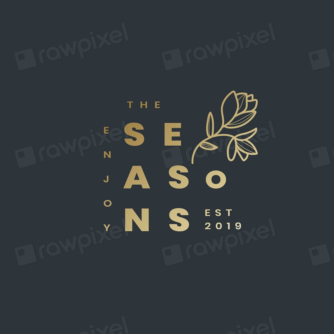 Enjoy seasons logo design vector | Premium Vector - rawpixel