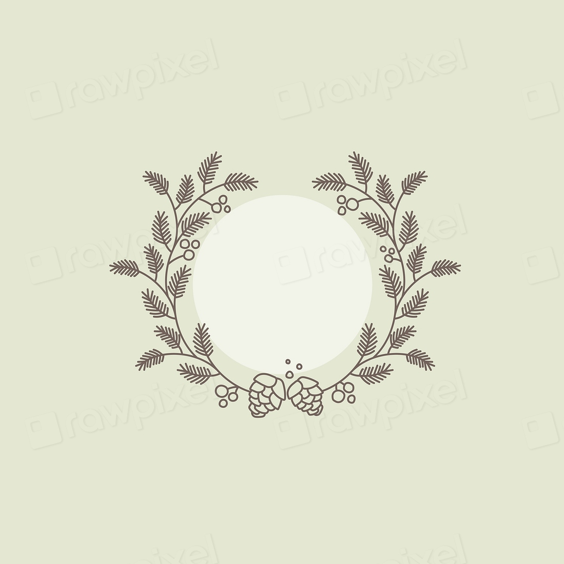 Botanical frame design element vector | Premium Vector - rawpixel