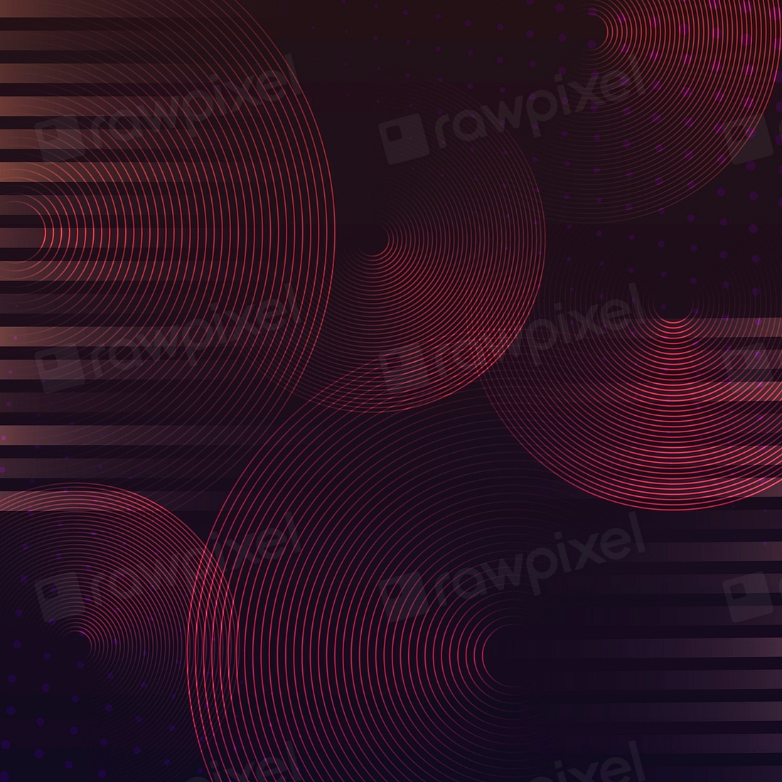 Red circle pattern background vector | Premium Vector - rawpixel