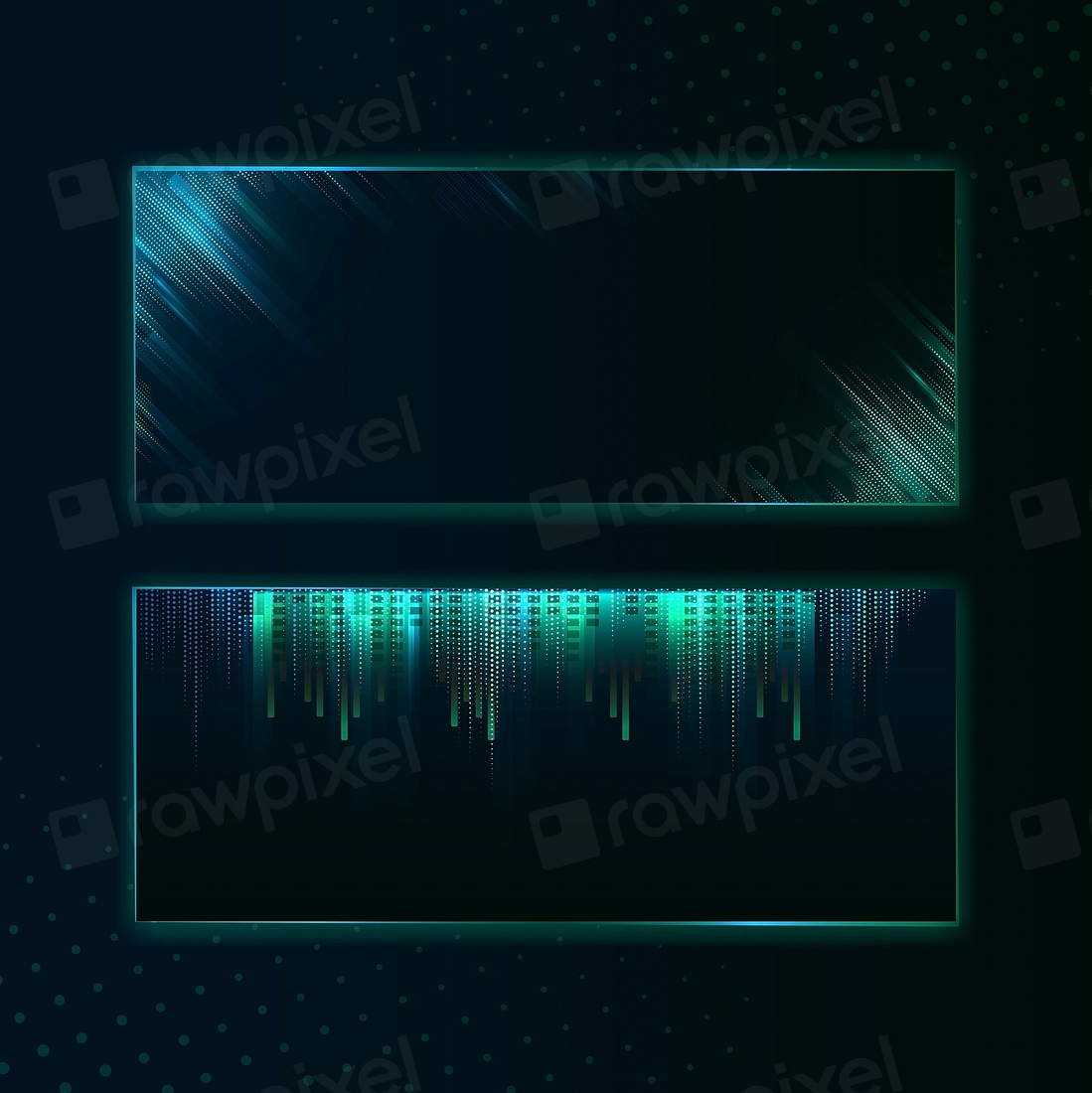 Blank green rectangle banner signboard | Premium Vector - rawpixel