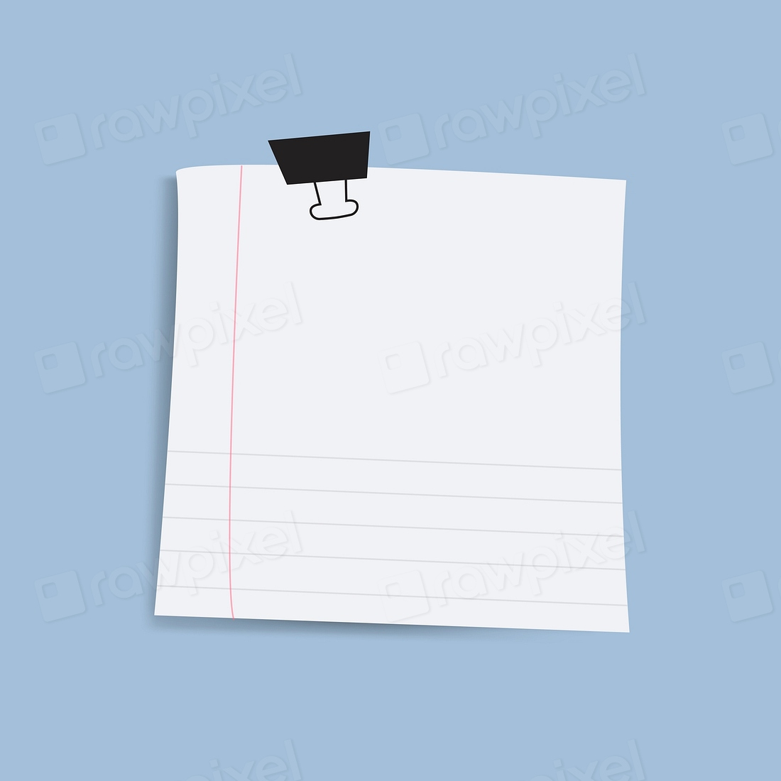 Blank square reminder paper note | Premium Vector - rawpixel