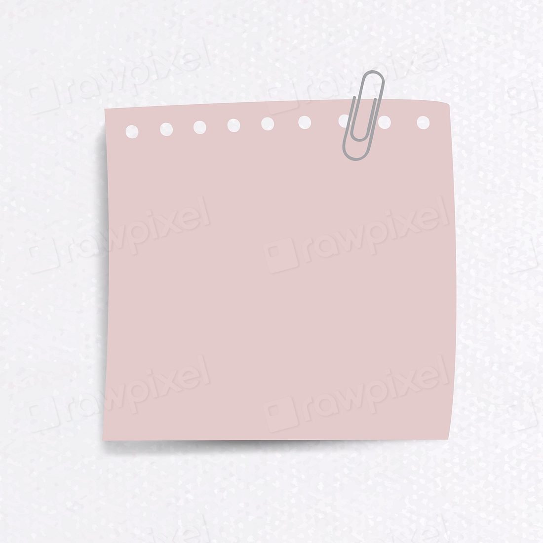 Blank notepaper set clip textured | Premium Vector - rawpixel