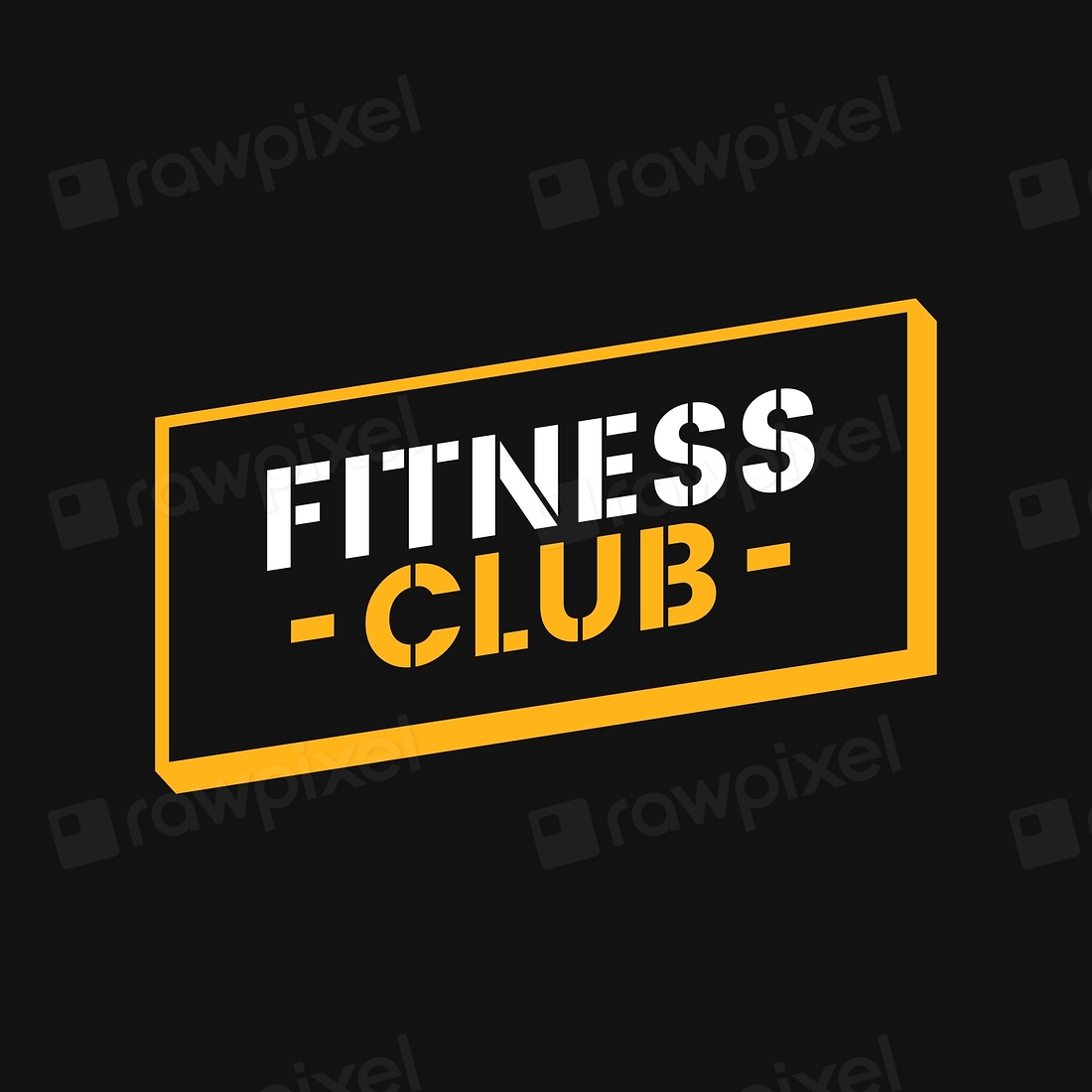 Fitness club logo badge vector | Premium Vector - rawpixel