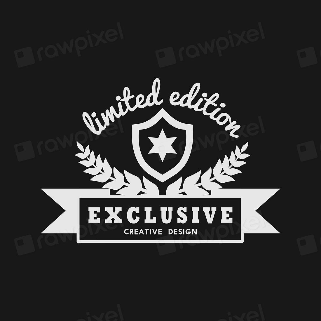 Exclusive limited edition badge vector | Premium Vector - rawpixel
