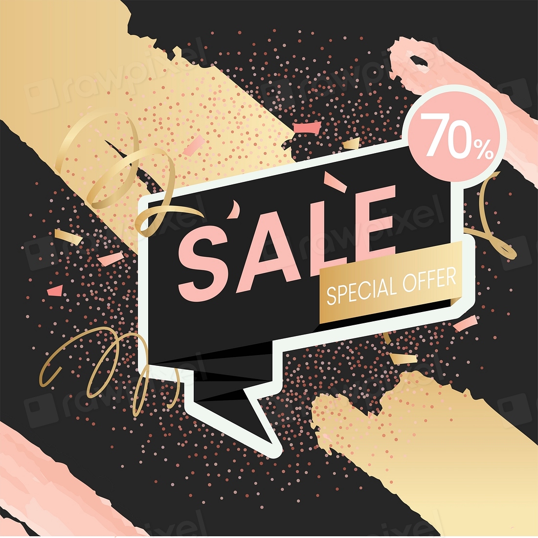 70% discount shop sale special | Premium Vector - rawpixel