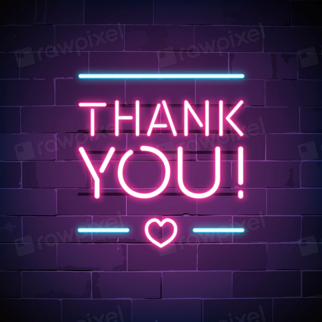 Thank you neon sign vector | Premium Vector - rawpixel