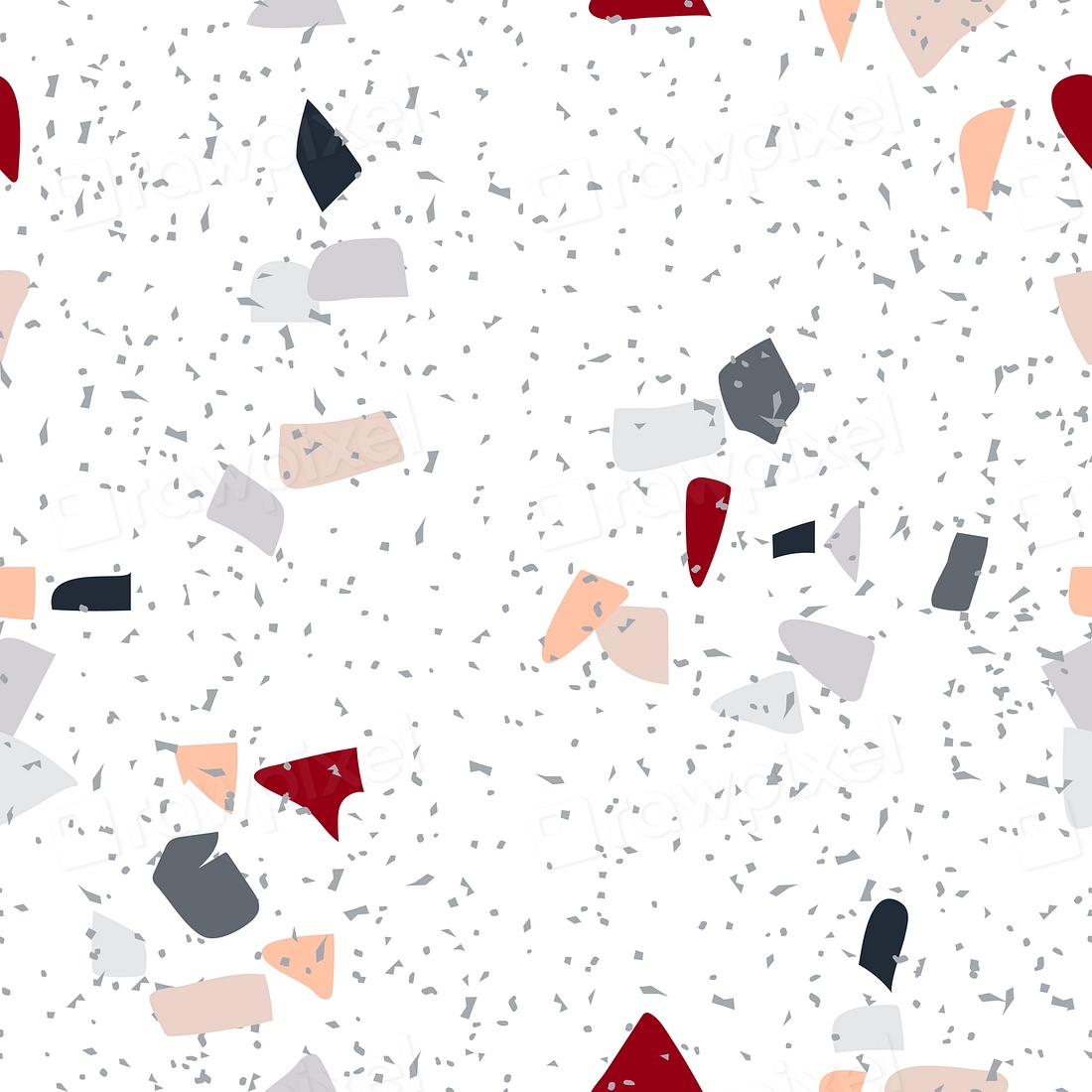 Colorful Terrazzo seamless pattern vector | Premium Vector - rawpixel
