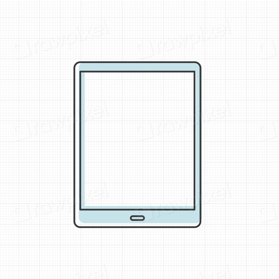 Vector of digital tablet icon | Premium Vector - rawpixel