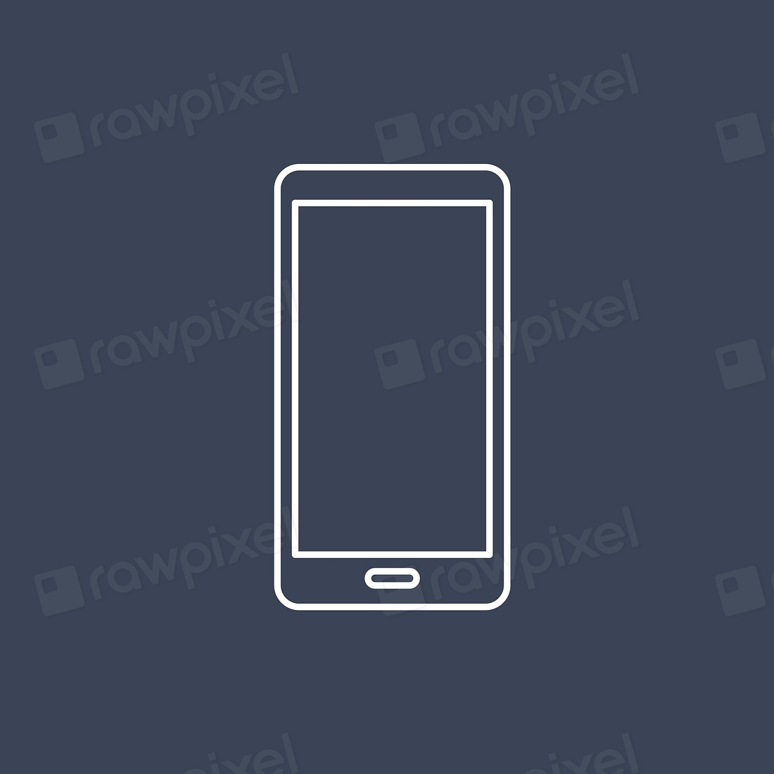 Vector of mobile phone icon | Free Vector - rawpixel