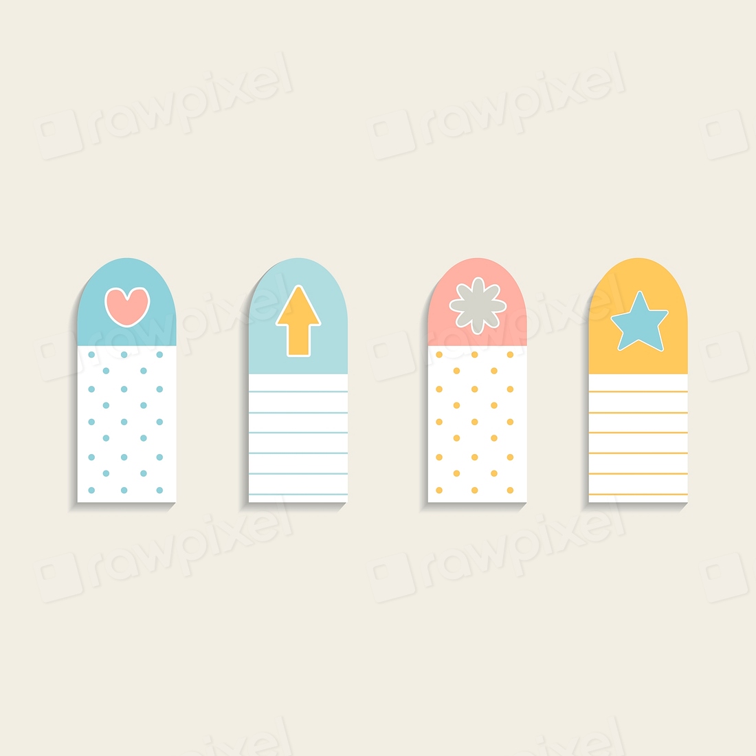 Colorful sticky reminder note papers | Free Vector - rawpixel
