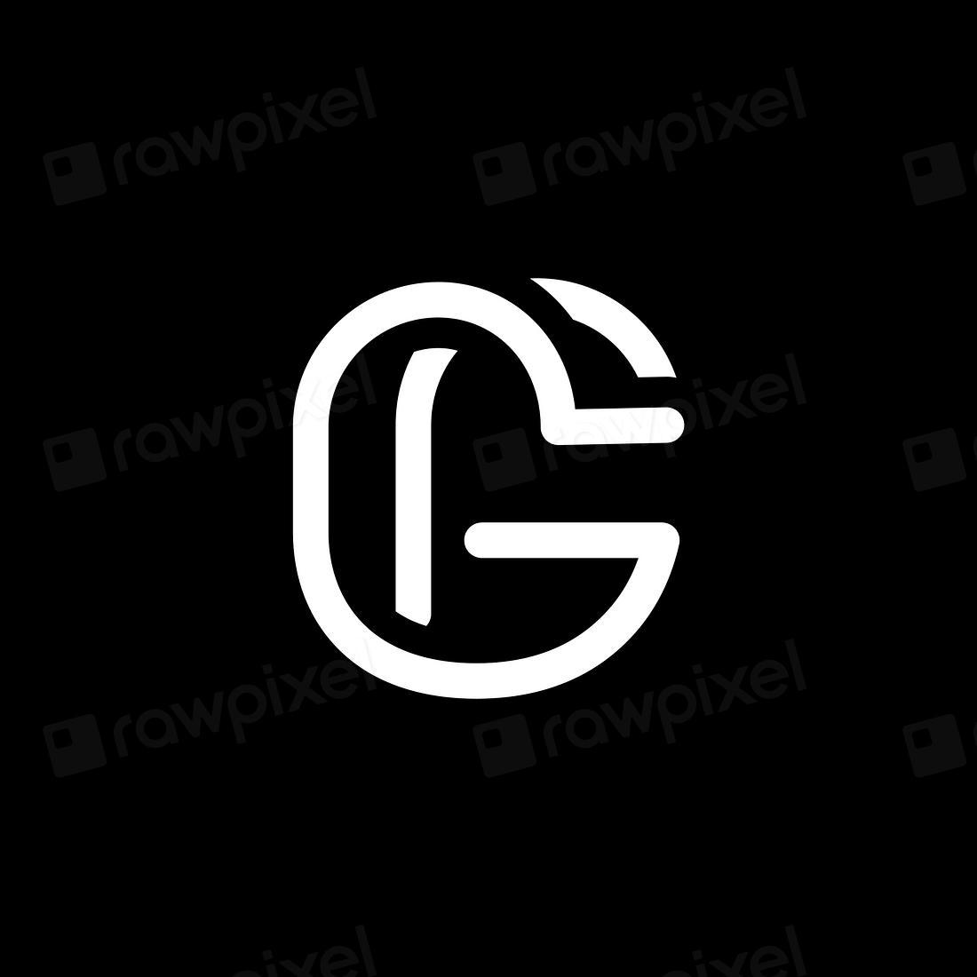 Retro white letter G vector | Premium Vector - rawpixel