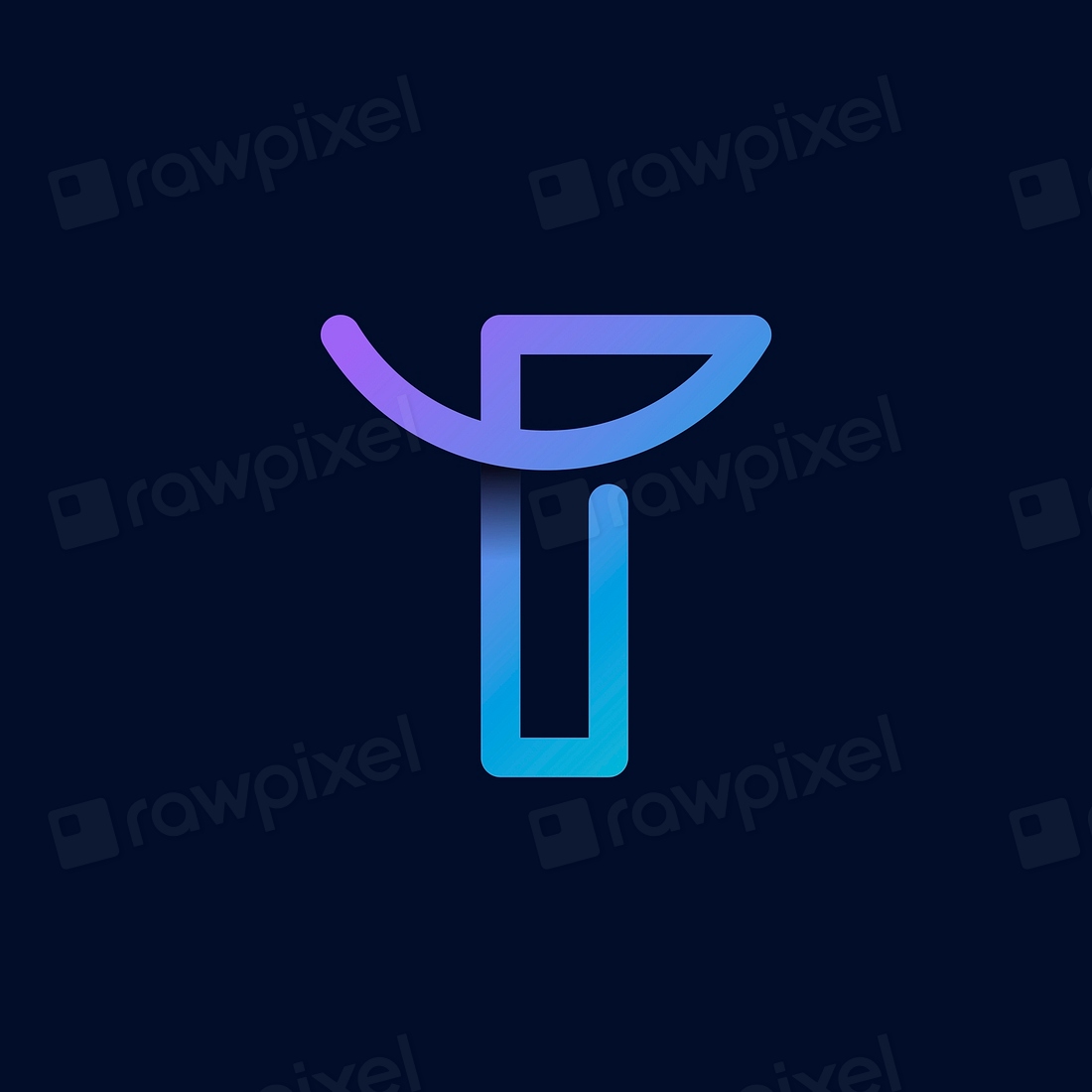 Retro colorful letter T vector | Premium Vector - rawpixel
