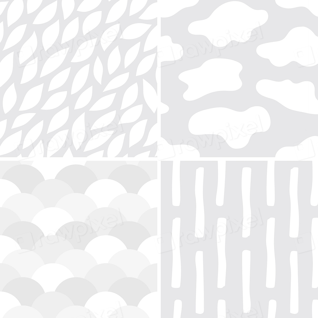 Collection simple pattern vectors illustration | Premium Vector - rawpixel