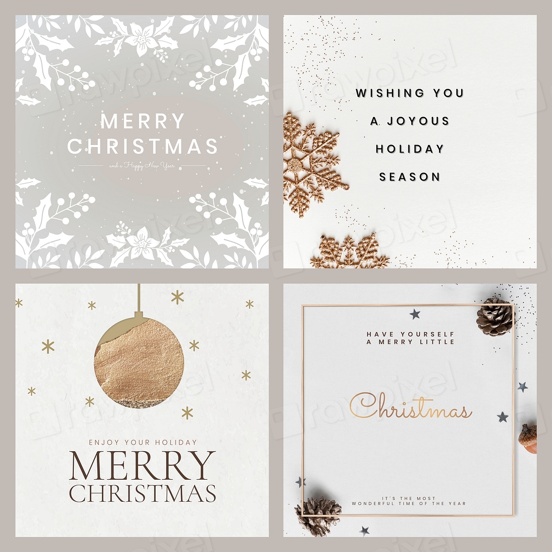 Christmas social media template vector | Premium Vector - rawpixel