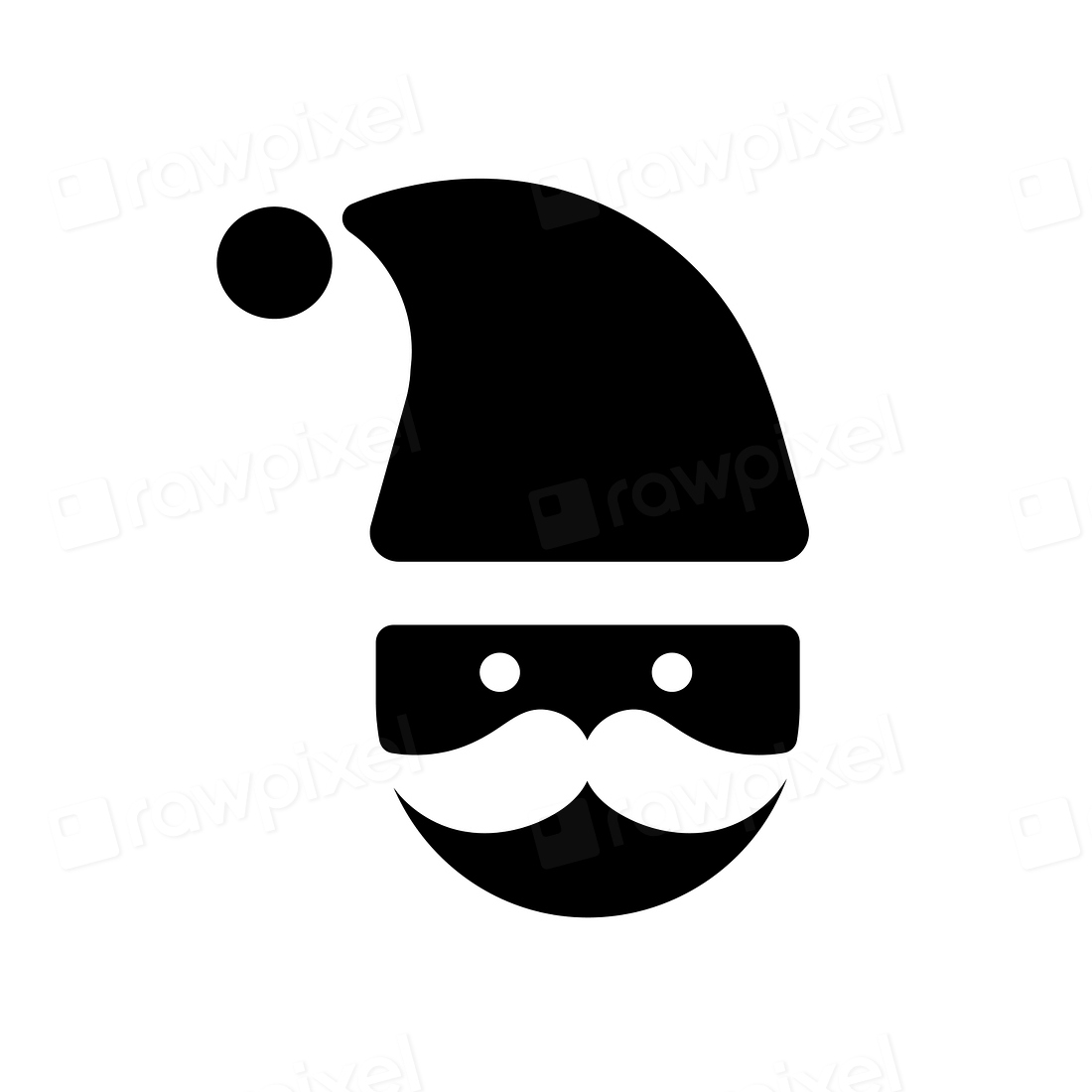 Santa Claus icon Christmas holiday | Free Vector - rawpixel