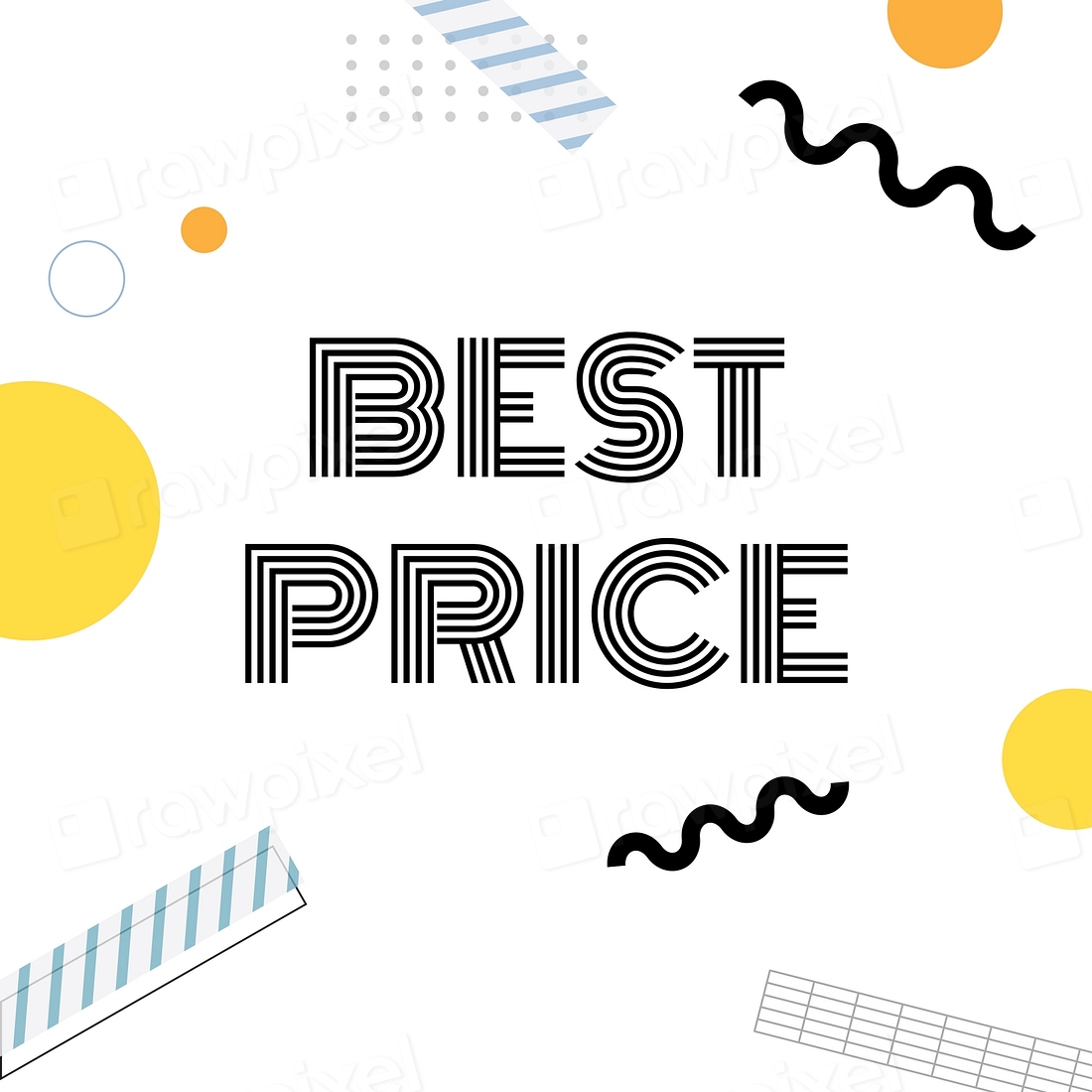 Best price promotion announcement vector | Free Vector - rawpixel