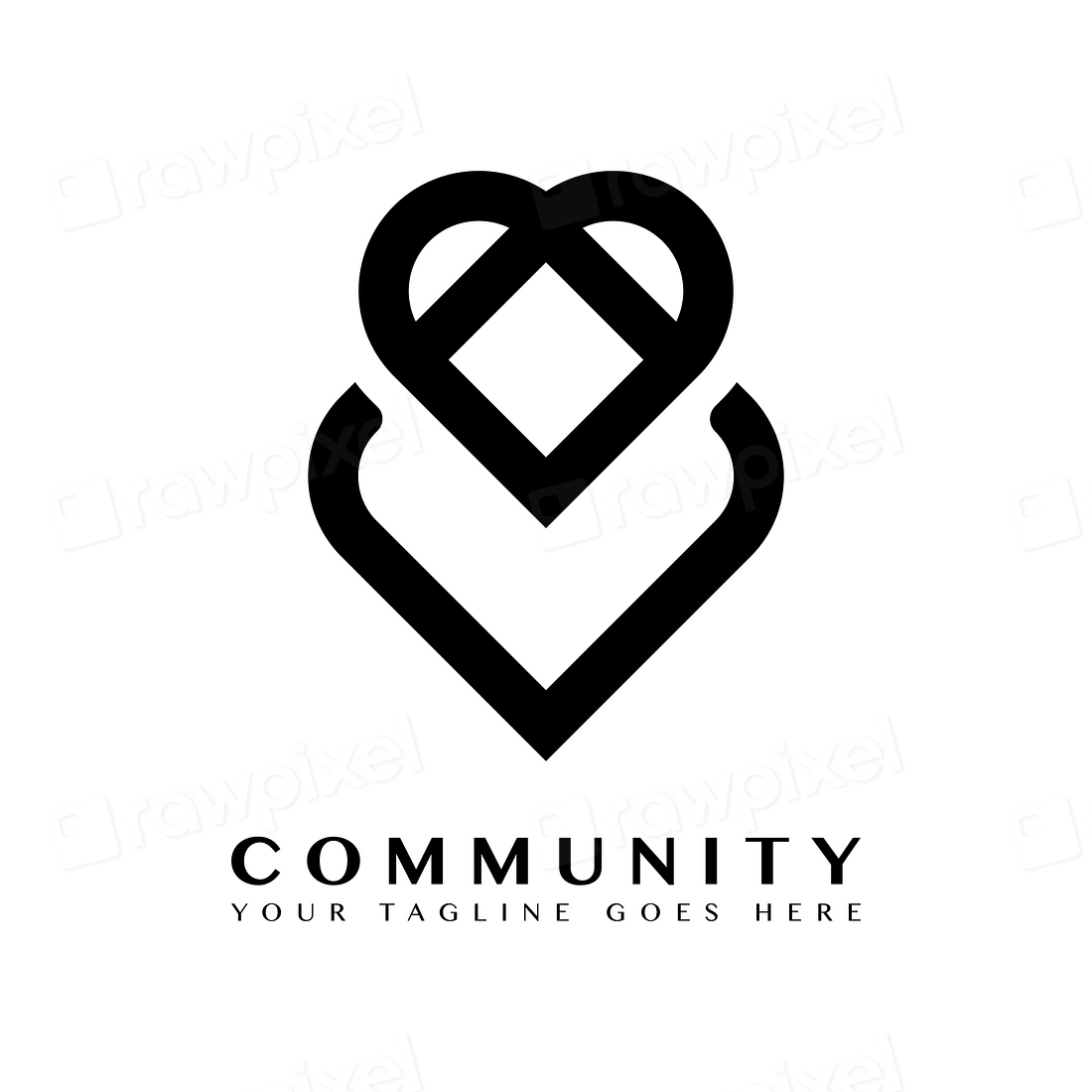 Community branding logo design sample | Premium Vector - rawpixel