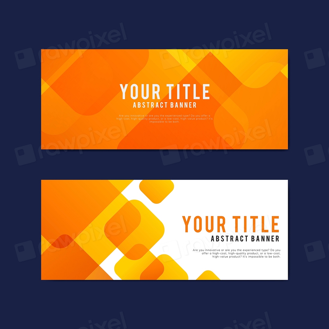 Colorful abstract banner design templates | Premium Vector - rawpixel