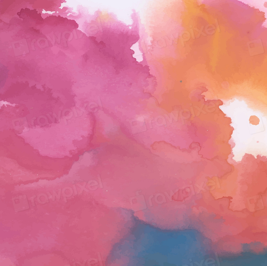Colorful ink watercolor textured background | Premium Vector - rawpixel