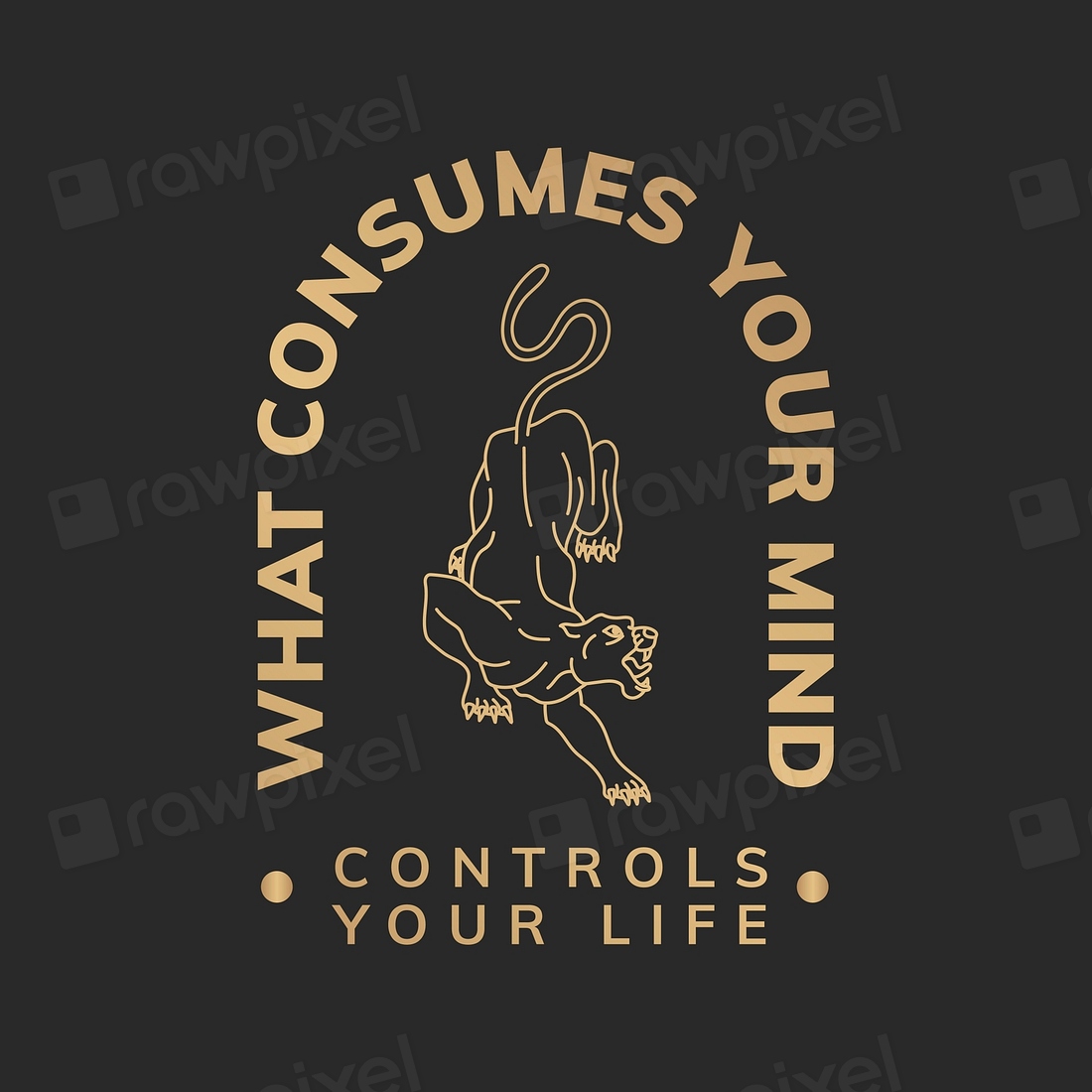 What consumes your mind logo | Premium Vector - rawpixel