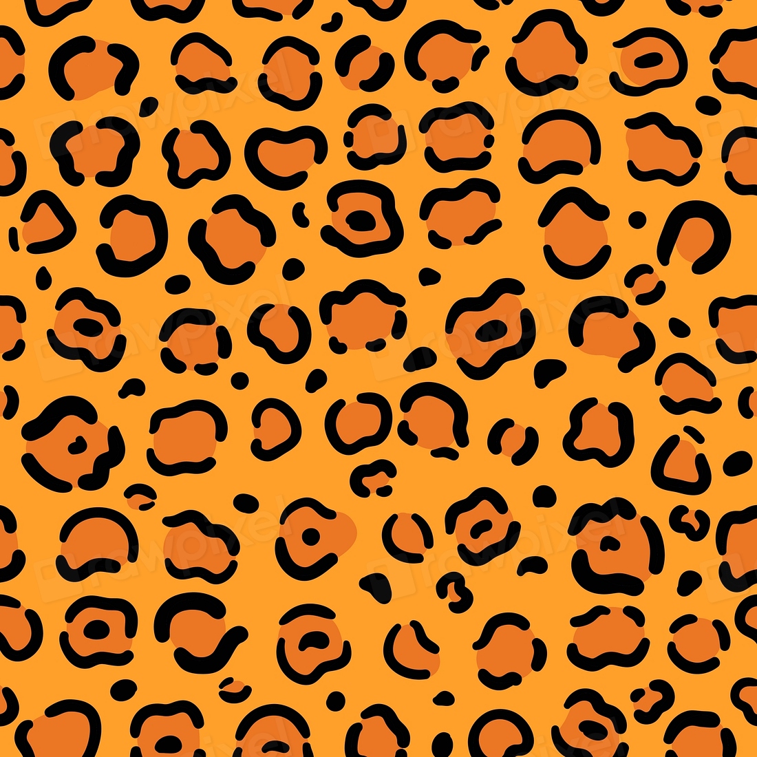 Leopard print seamless design vector | Premium Vector - rawpixel