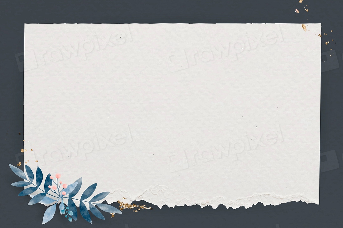 Leafy paper rectangle frame vector | Premium Vector - rawpixel