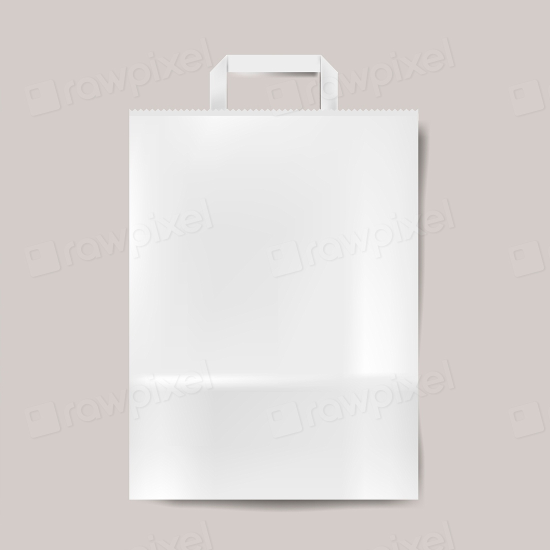 Paper bag mockup isolated vector | Premium Vector - rawpixel