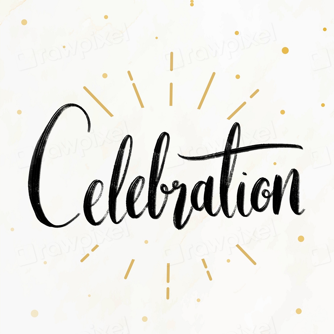 Festive celebration typography card vector | Premium Vector - rawpixel