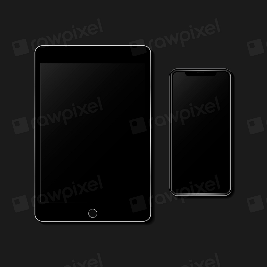 Digital tablet mobile phone mockup | Premium Vector Mockup - rawpixel