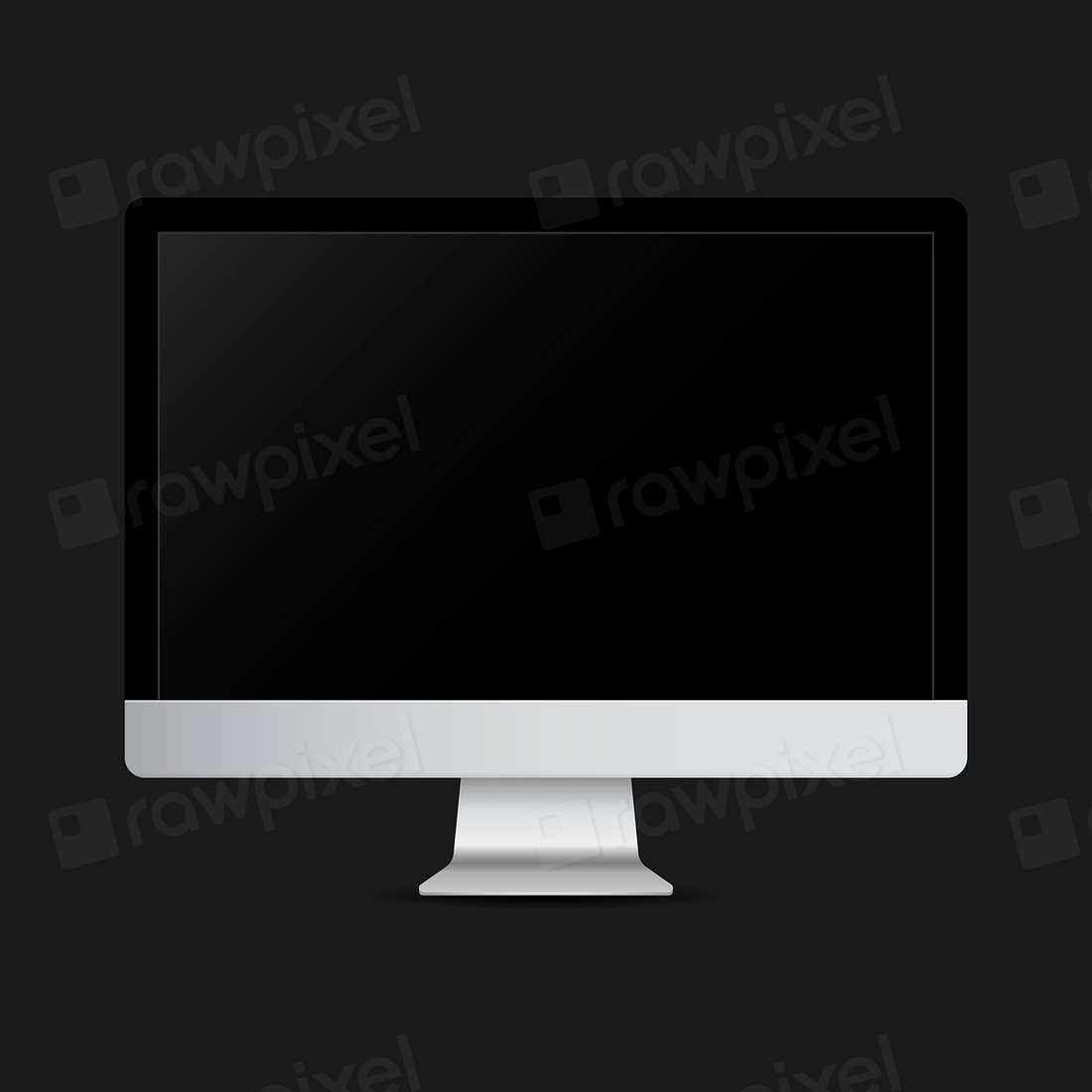 Digital personal computer screen mockup | Premium Vector - rawpixel