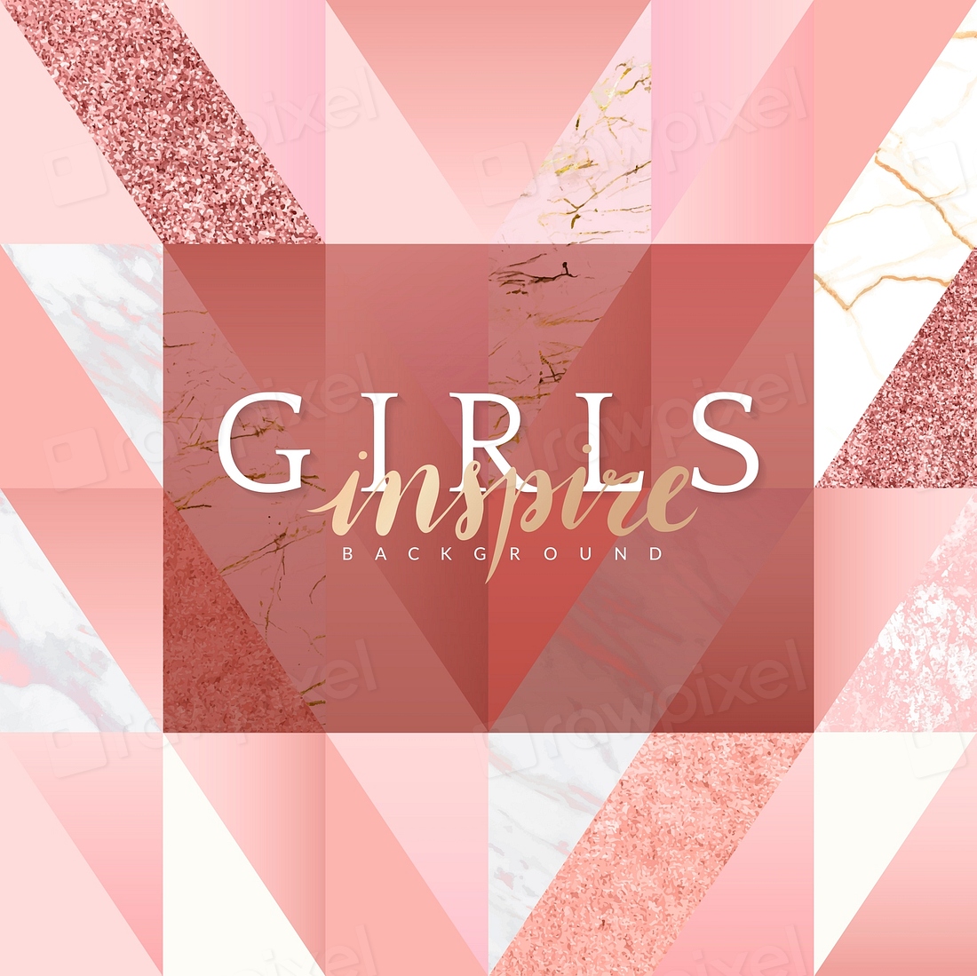 Pink feminine geometric background vector | Premium Vector - rawpixel