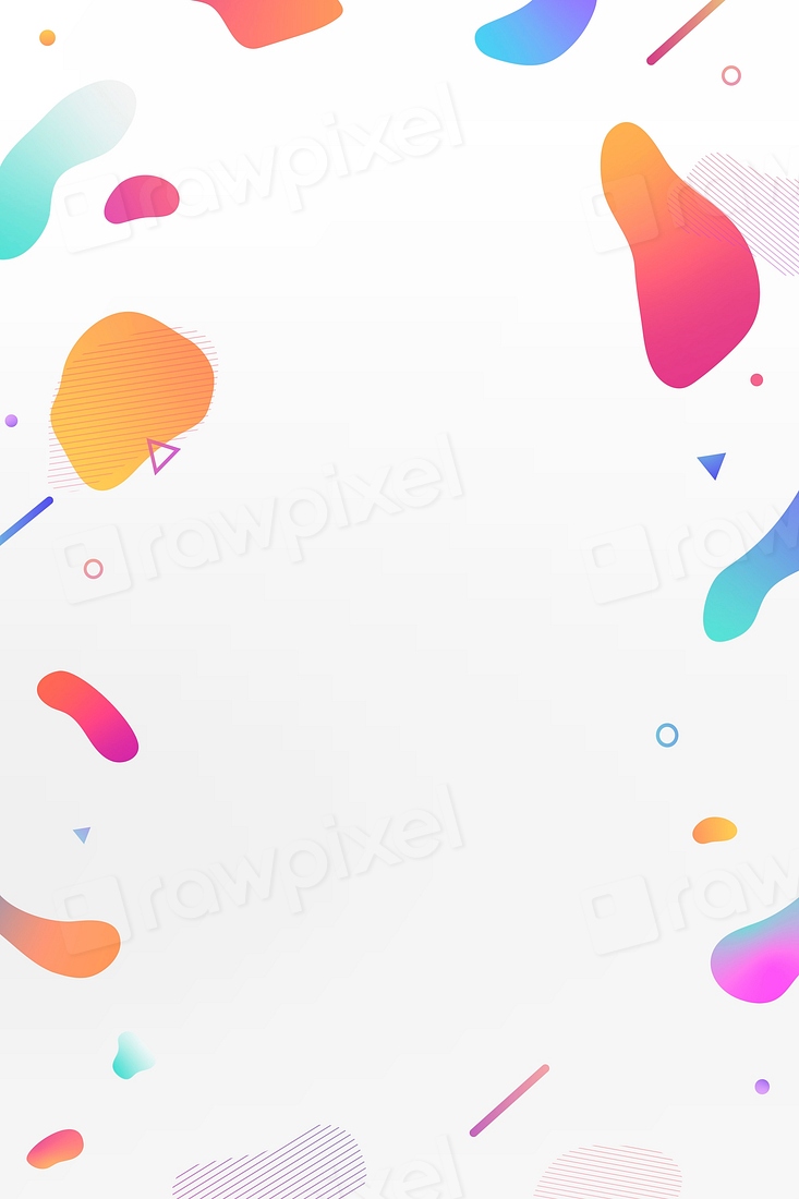 Colorful abstract frame template vector | Premium Vector - rawpixel