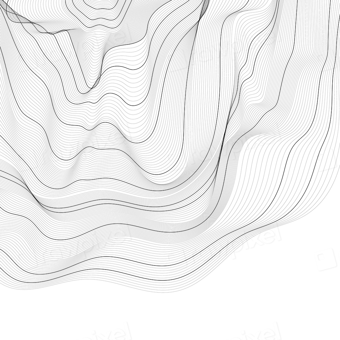 Black and white abstract map | Premium Vector - rawpixel