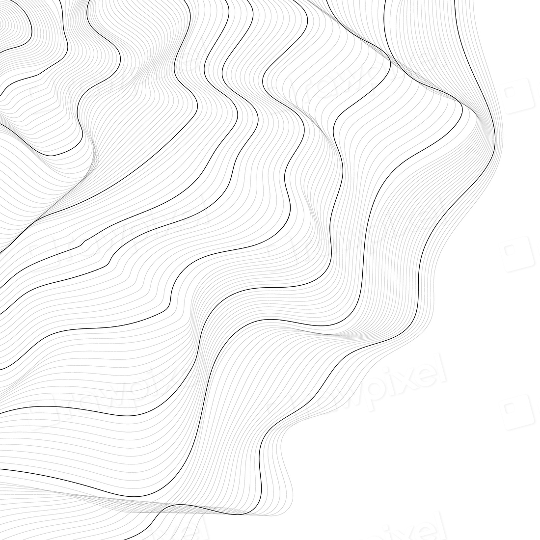 Black and white abstract map | Premium Vector - rawpixel