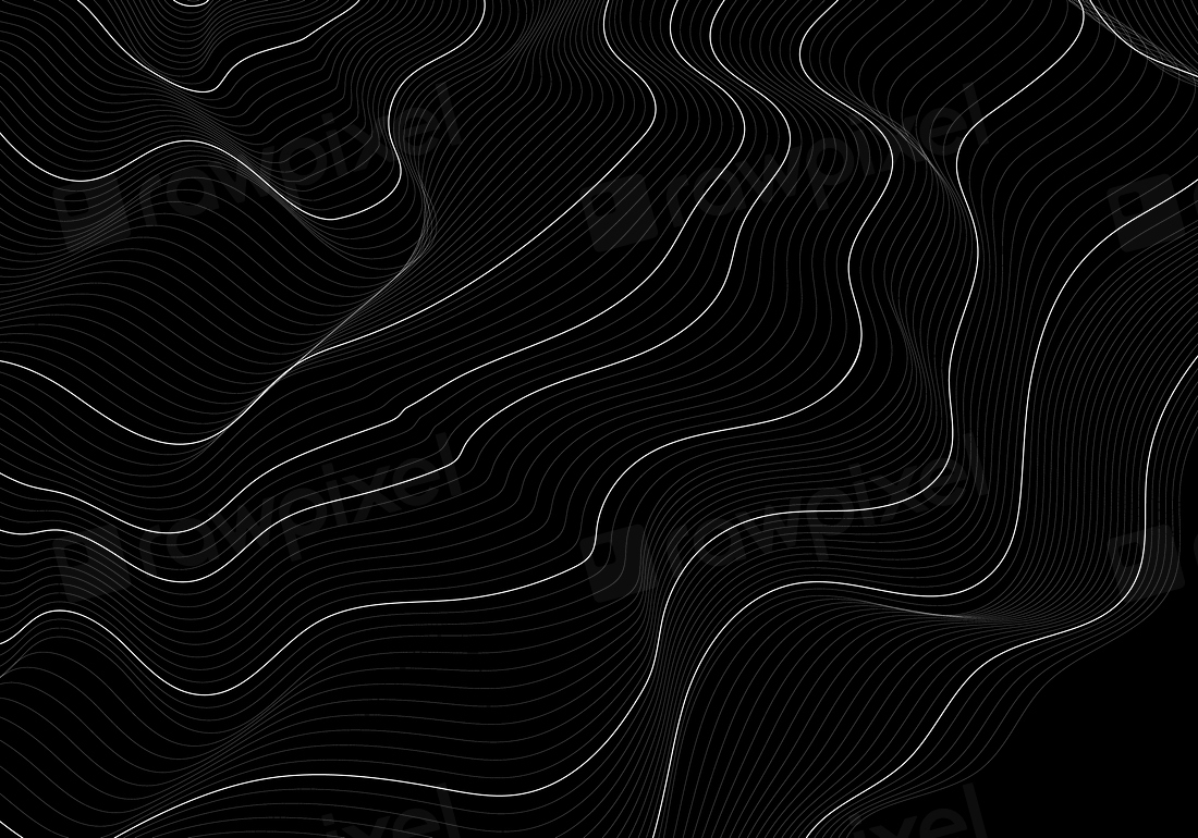 Black white abstract map contour | Premium Vector - rawpixel