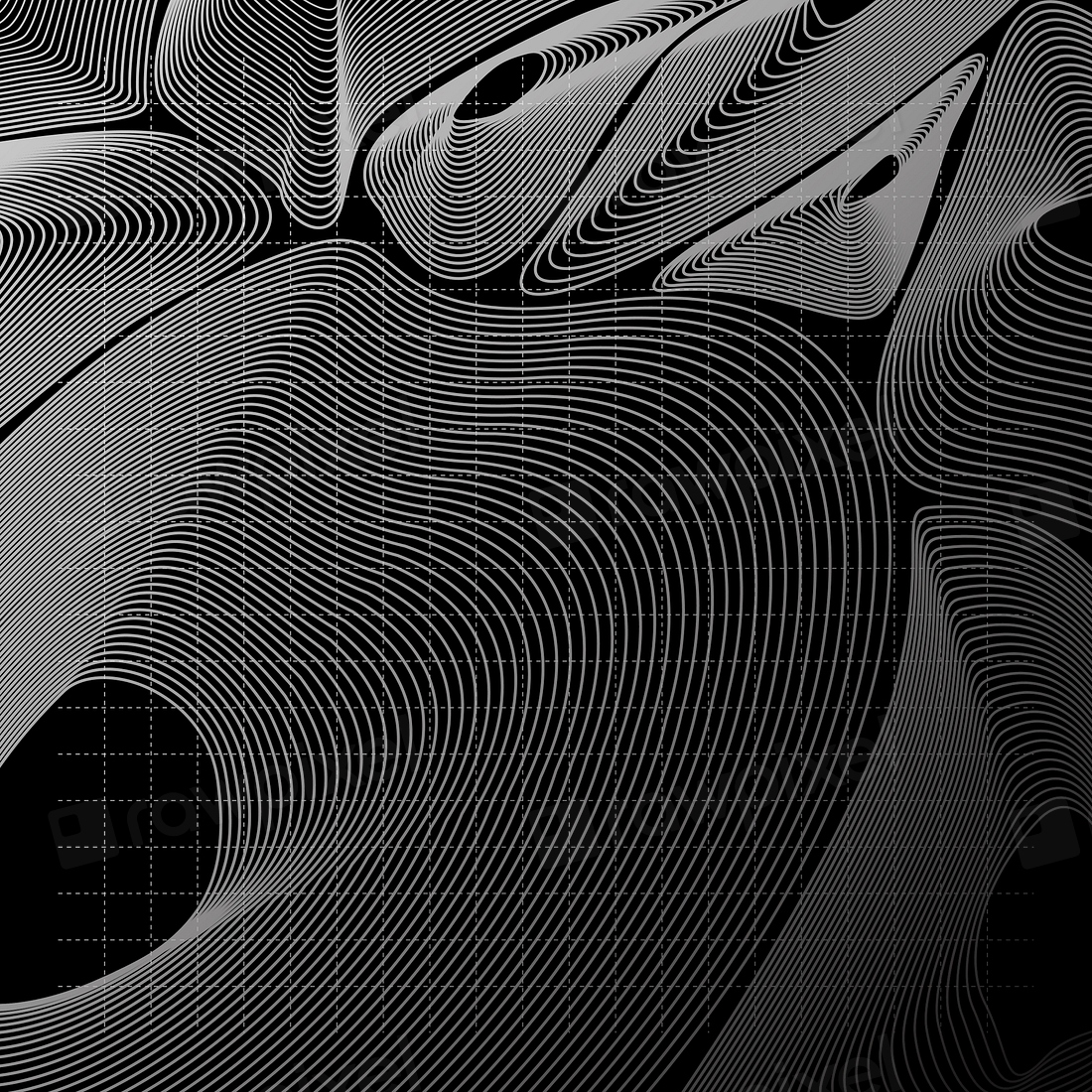 Black and white abstract map | Premium Vector - rawpixel