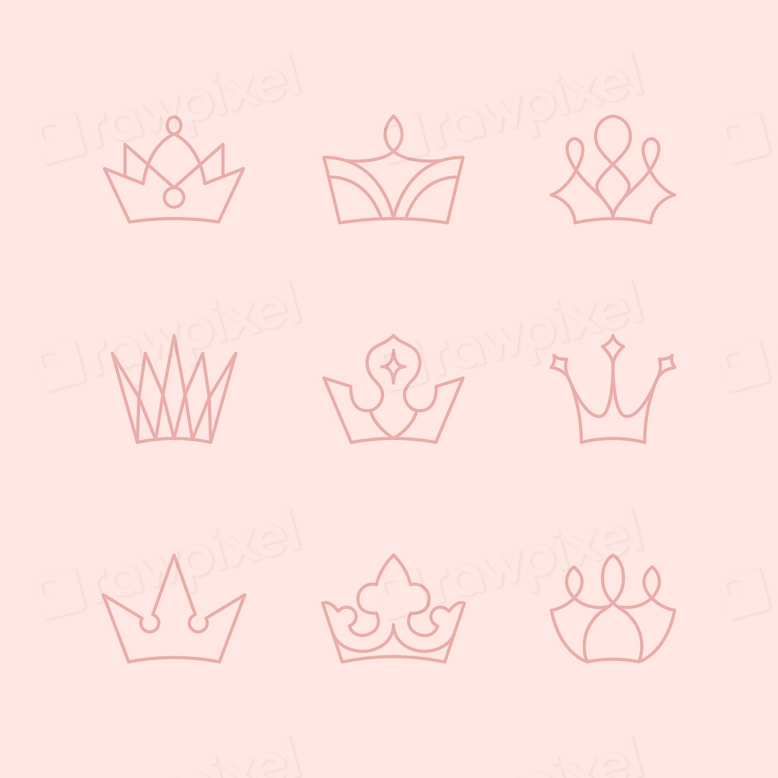 Hand drawn royal crown doodle | Premium Vector - rawpixel