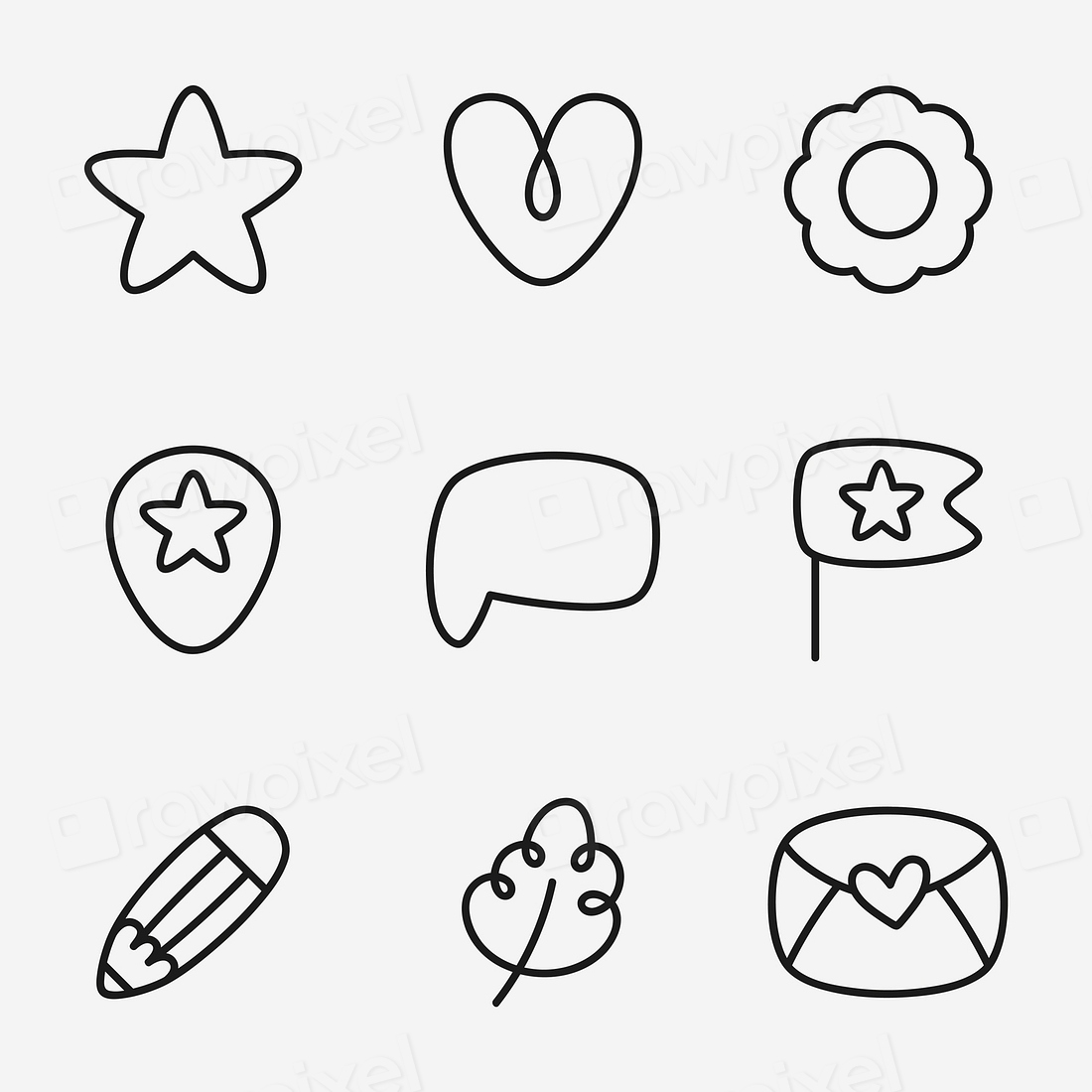 Cute planner sticker vector collection | Premium Vector - rawpixel