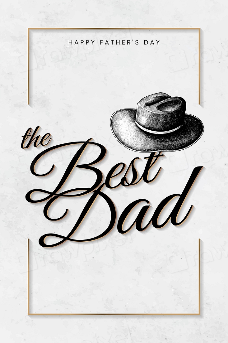 best dad card hat vector | Premium Vector - rawpixel