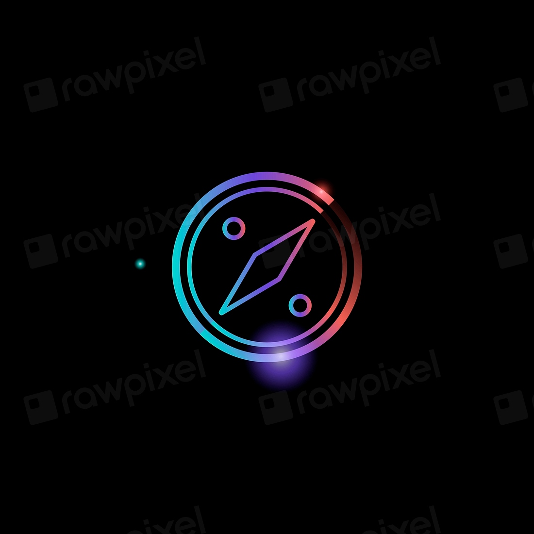 Compass social media icon vector | Premium Vector - rawpixel