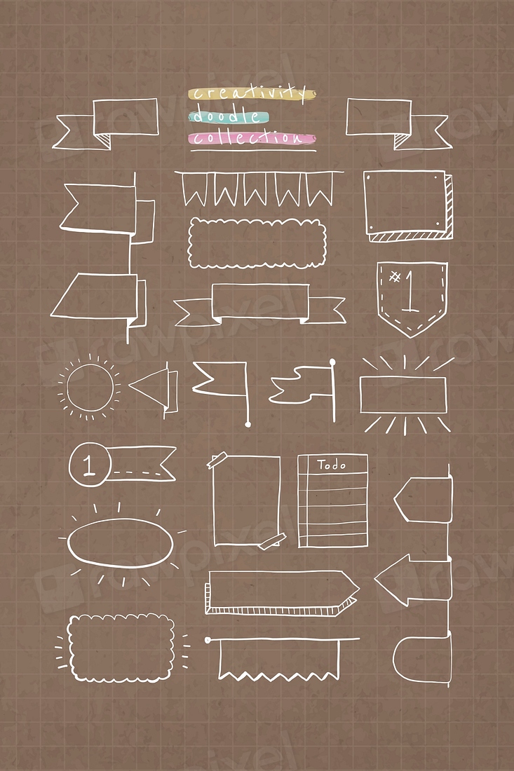 Creative doodle banner design vector | Premium Vector - rawpixel