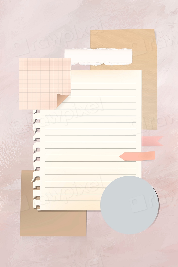 Blank vintage note paper template | Premium Vector - rawpixel