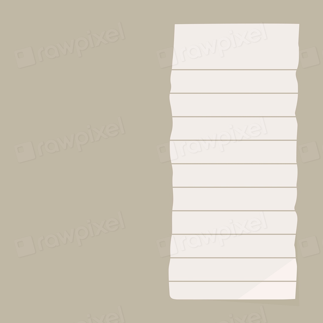 Rectangle beige notepaper template vector | Premium Vector - rawpixel