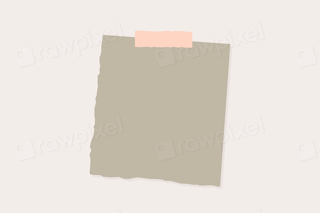 Square brown notepaper template vector | Premium Vector - rawpixel